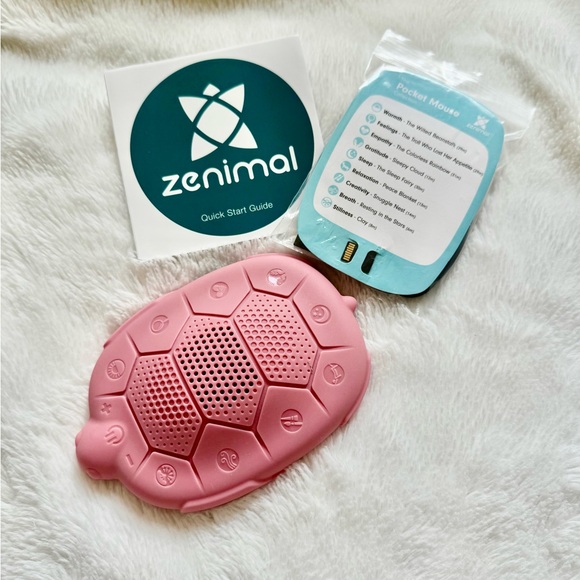 zenimal | Toys | Zenimal Pink Turtle Meditation Device | Poshmark